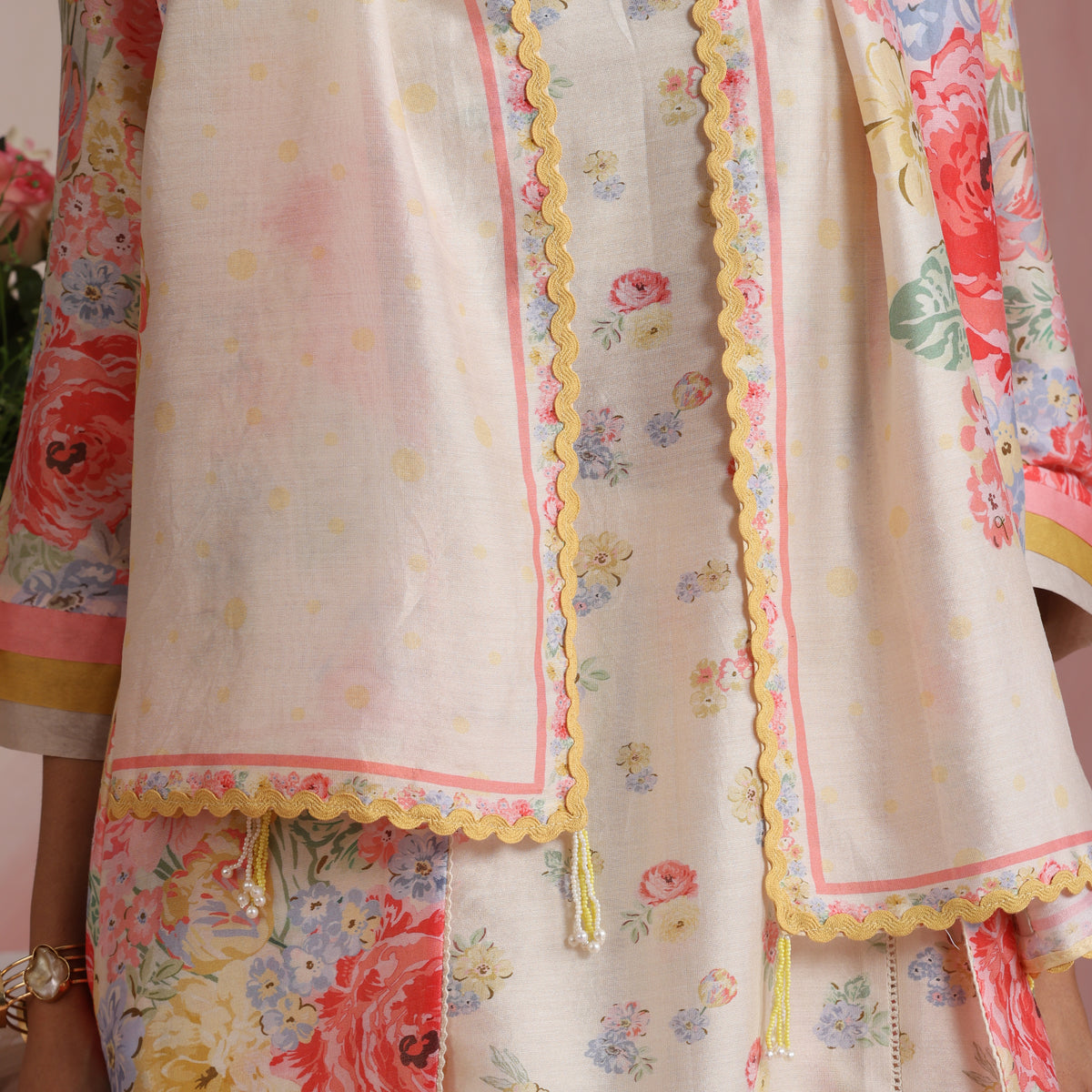 Rose Mahal Stole – Moh India